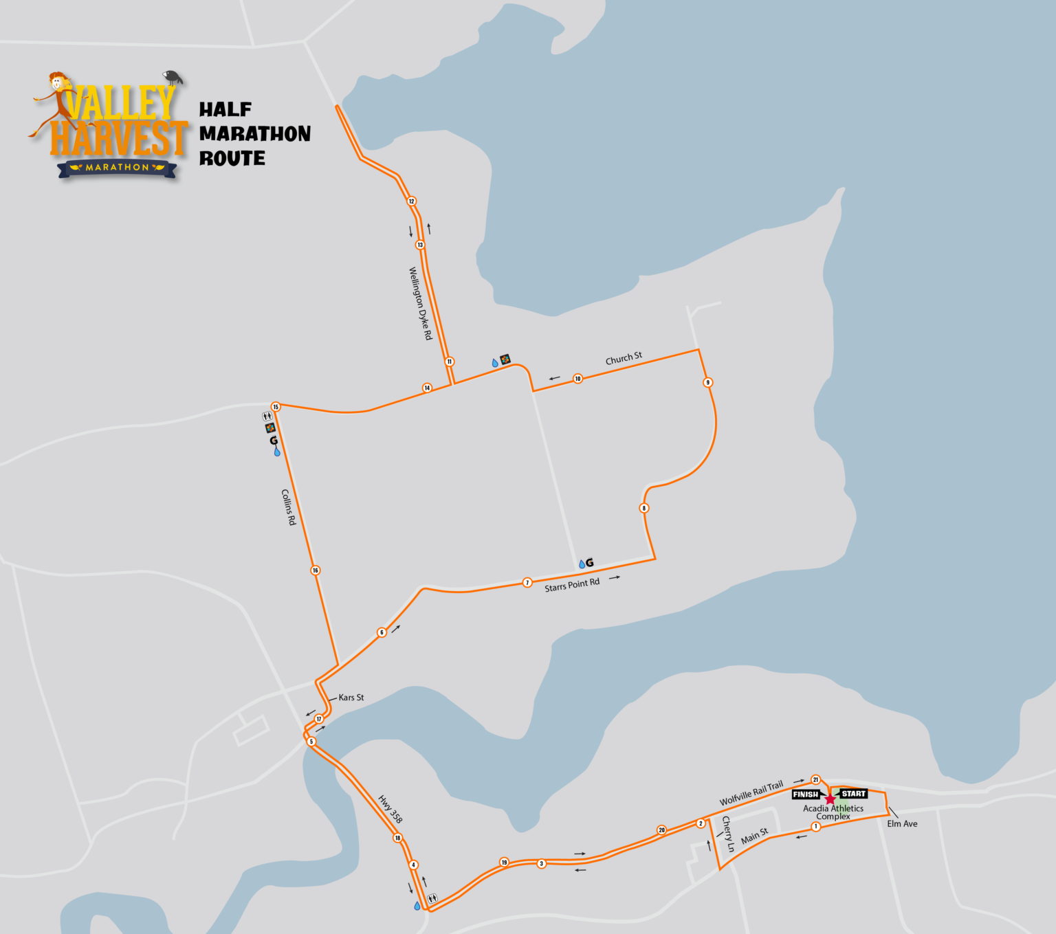 21.1KM - Valley Harvest Marathon